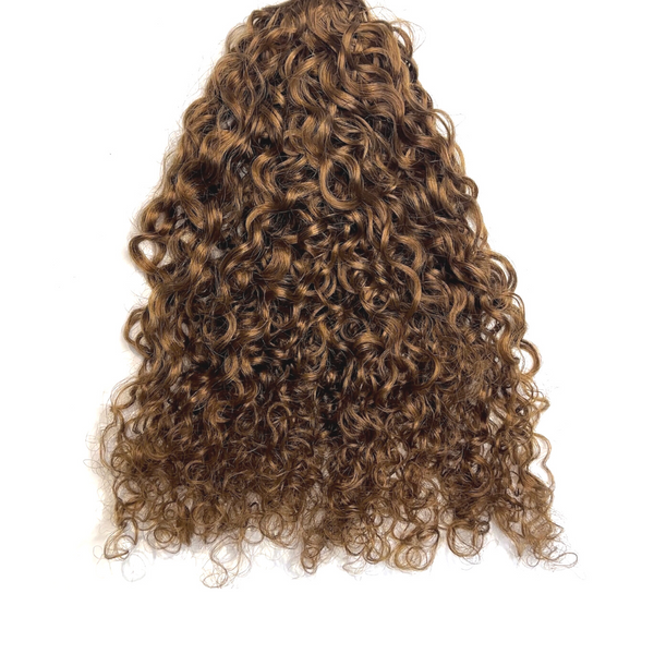 Bel-Hair Blonde Curly Clip-ins - Wavy & Curly Hair Extensions – BelH Ext.